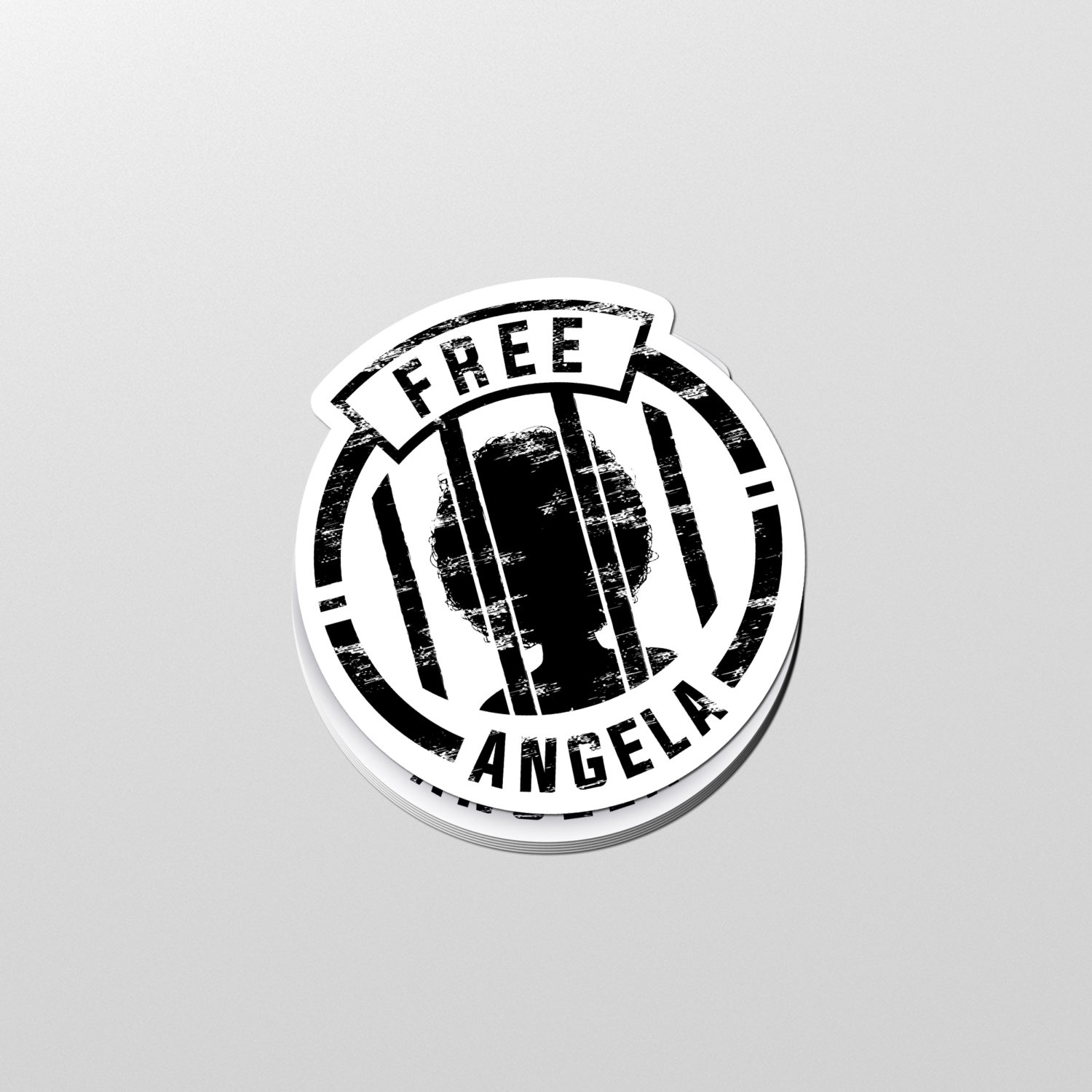Free Angela Sticker - Blackbird Revolt